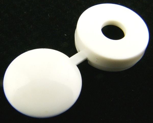 PVC Screw Cover Caps (Pack of 50) 6-8 Gauge | Building Supplies ...