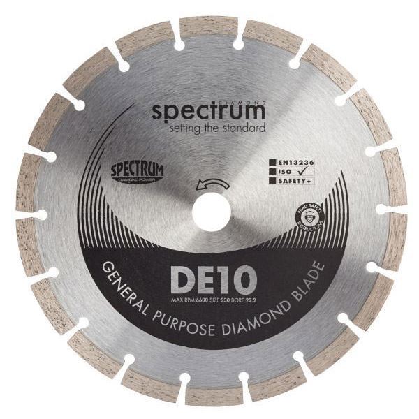 Spectrum Standard Diamond Blade General Purpose DE10 | Building ...