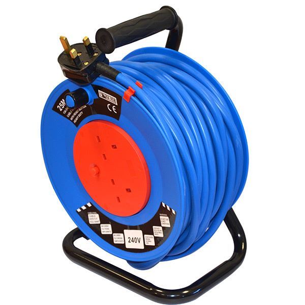 Tala Large Heavy Duty Cable Reel 25m x 2.5mm | Building Supplies ...